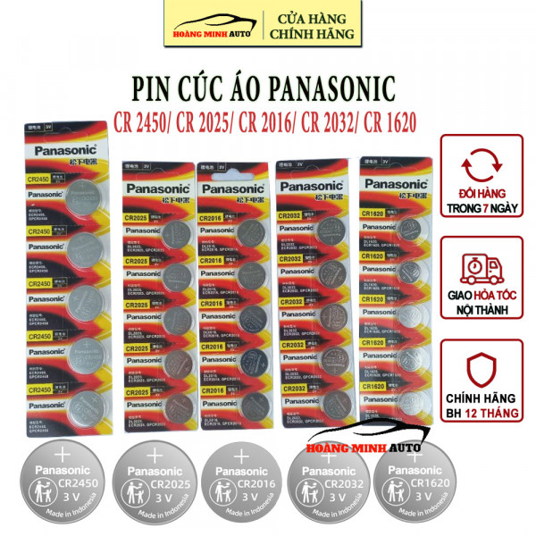 Pin cúc áo Panasonic